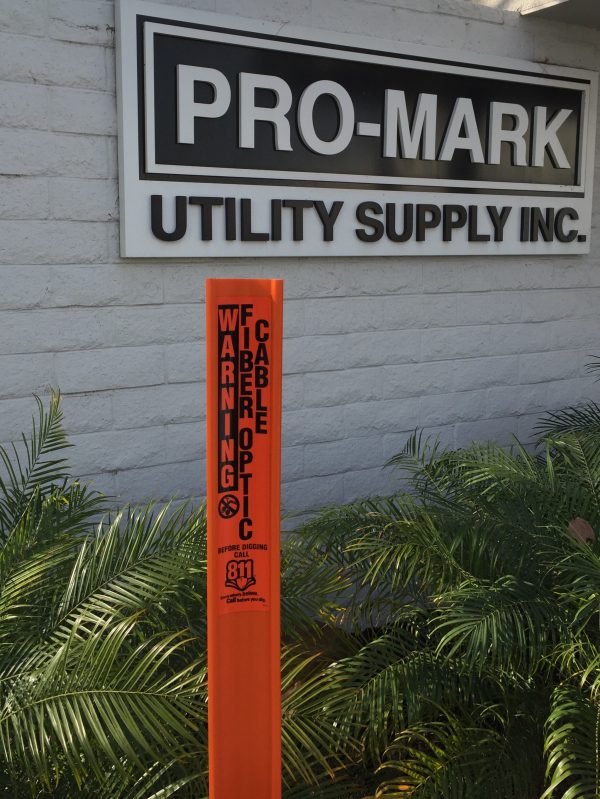 Fiber Optic Warning Sign | ProMark Utility Supply